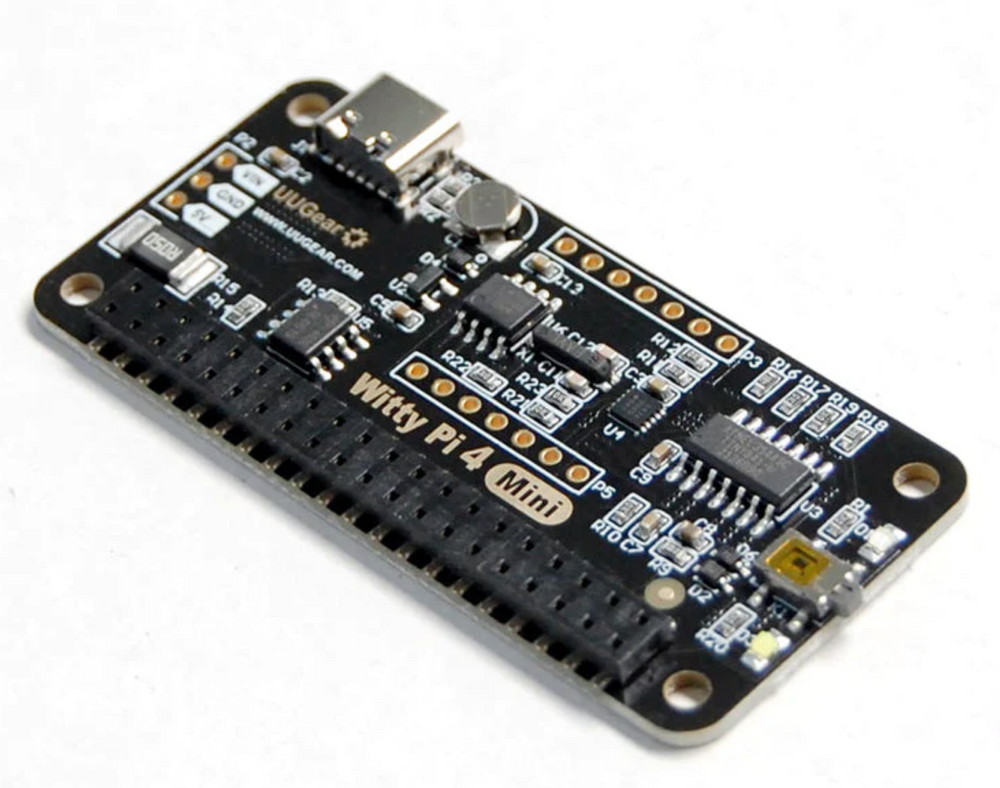 Witty Pi 4 Mini Realtime Clock And Power Management For Raspberry Pi Goldbots