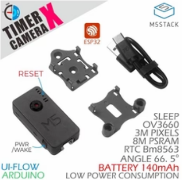 Timer Camera X (OV3660, ESP32, PSRAM) – goldbots